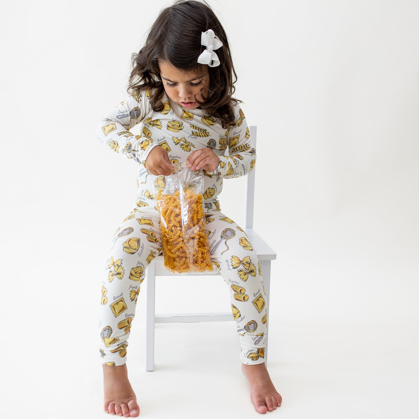 Pasta Long Sleeve Pajama – Sophia Bella